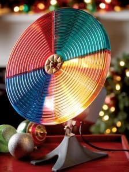 Vintage Style Christmas Tree Color Wheel - Christmas Cheer All Year